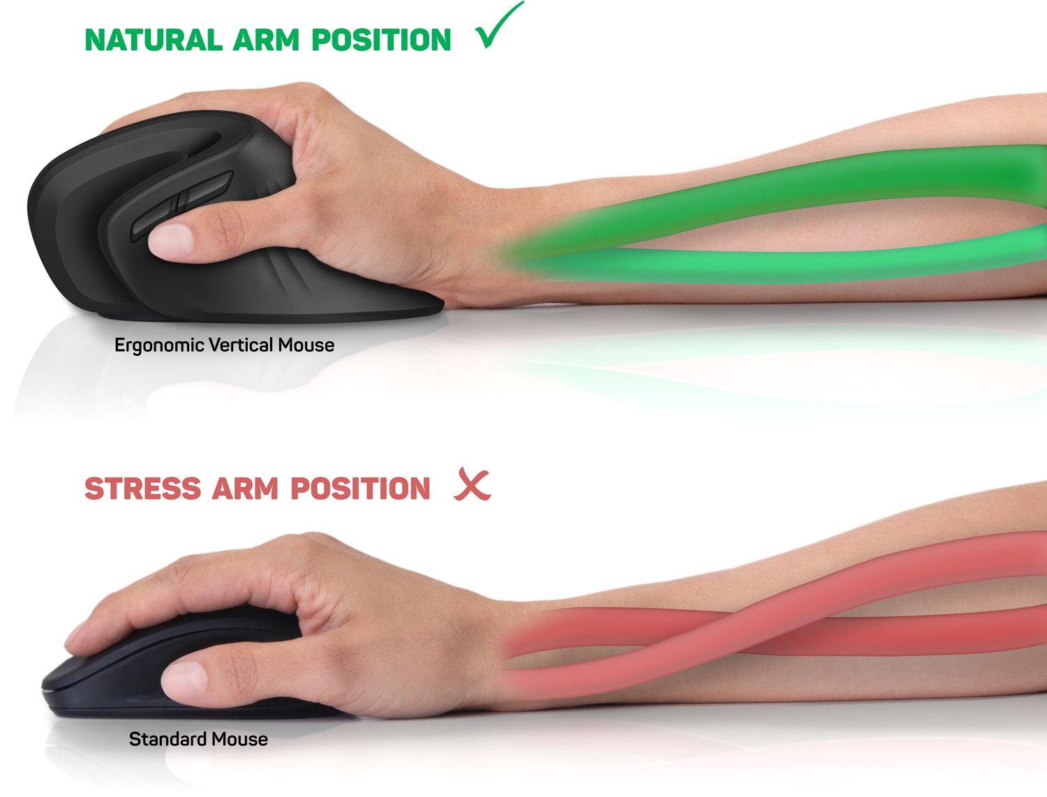 Connect IT FOR HEALTH ergonomická vertikální myš (CMO-2900-BK) | T.S ...