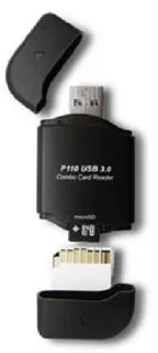 Čtečka karet Pretec USB 3.0 2in1 čtečka Micro/Full Size SD/SDXC (PCP110 ...