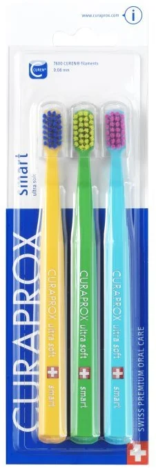 Curaprox CS 7600 Smart Ultra Soft 3-pack (7612412426496) | TSBOHEMIA.CZ