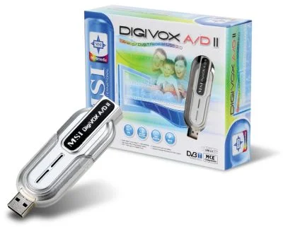 MSI MSI DigiVOX A/D II, ext.DVB-T/analog USB TV tuner (S36-0400131-K45 ...