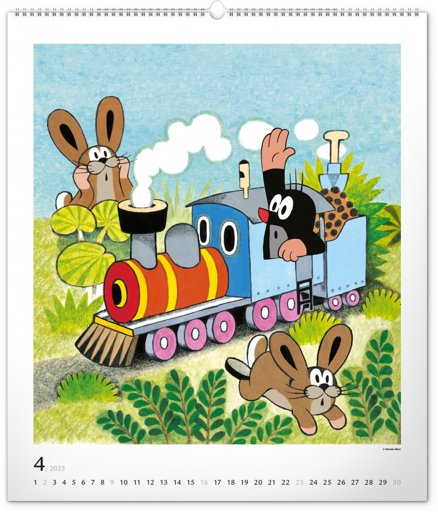 Nástěnný kalendář Krteček 2023, 48 × 56 cm (PGN-30933) | TSBOHEMIA.CZ