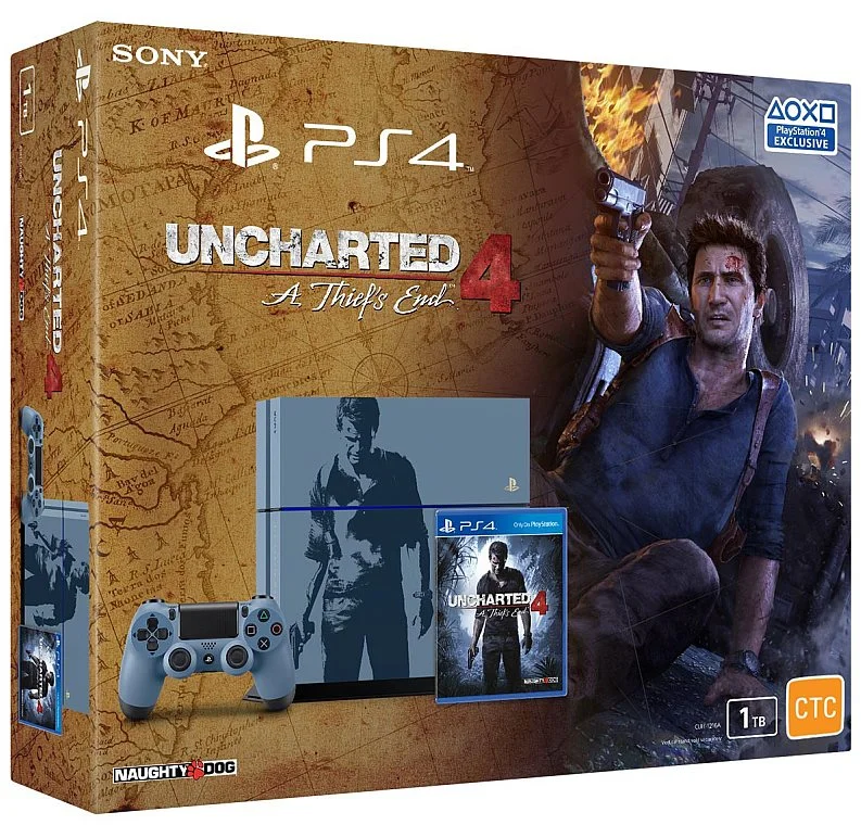 PlayStation 4 1TB Uncharted 4: A Thief's End - Limited Edition ...