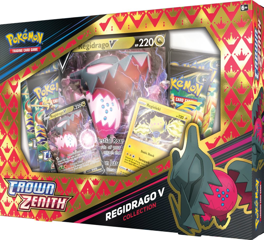 Pokémon TCG: SWSH12.5 CrownZenith - Regieleki & Regidrago V Box ... Pokémon TCG: SWSH12.5 CrownZenith - Regieleki & Regidrago V Box ...