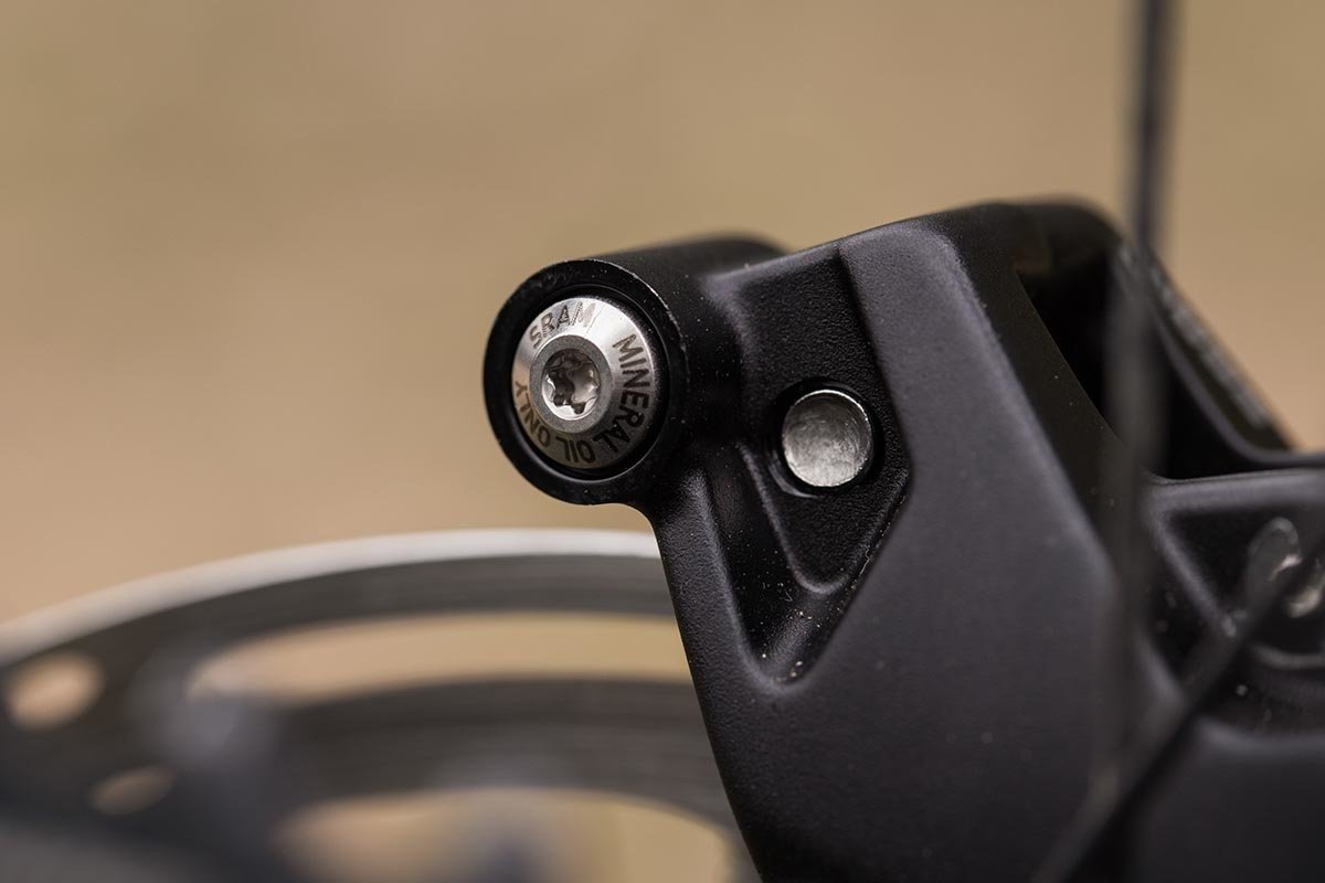 SRAM DB8 - matná černá, přední, 950mm hadice, přední brzda (00.5018.193 ...